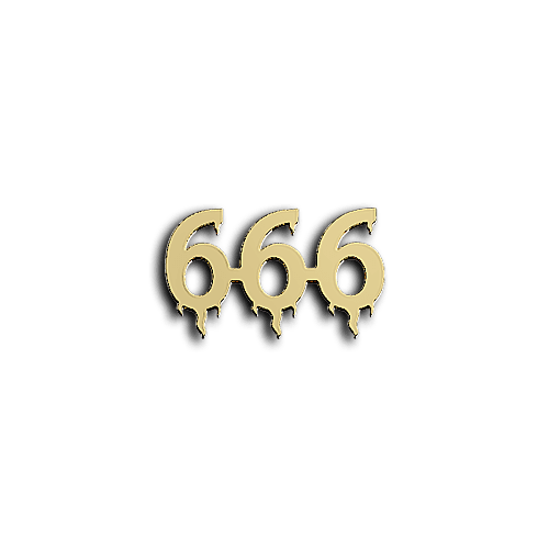 The beast 666 Halloween Edition tooth gems © ISISNGOLD - Isis&gold